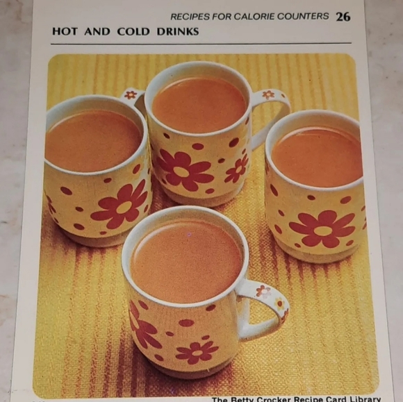 Other | The Betty Crocker Recipe Card Library Replacement Calorie ...